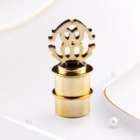 China Custom Zinc Alloy Perfume Cap 15mm ID Airtight Seal for Luxury Bottles for sale