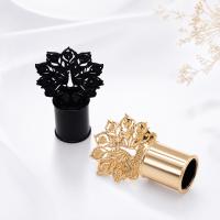 China Luxury Peacock Metal Perfume Cap Zamak 24mm Secure Leak-Proof Fit for EAF15 Glass for sale