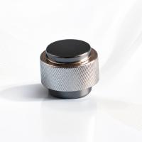China Customizable Zamak Perfume Bottle Cap 20mm Corrosion Resistant CNC Carved for Luxury Fragrance Packaging for sale