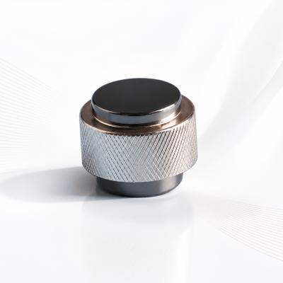China Customizable Zamak Perfume Bottle Cap 20mm Corrosion Resistant CNC Carved for Luxury Fragrance Packaging for sale