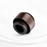 China Customizable Zamak Perfume Bottle Cap 20mm Corrosion Resistant CNC Carved for Luxury Fragrance Packaging for sale