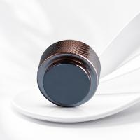 China Customizable Zamak Perfume Bottle Cap 20mm Corrosion Resistant CNC Carved for Luxury Fragrance Packaging for sale