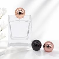 China 25mm x 30.8mm High-Grade Zinc Alloy Zamac Perfume Cap Mirror Polish Custom Colors for sale