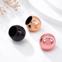 China 25mm x 30.8mm High-Grade Zinc Alloy Zamac Perfume Cap Mirror Polish Custom Colors for sale