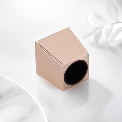 China Gold Zinc Alloy Perfume Bottle Cap 20x48mm Customizable Zamak Cover for Luxury Fragrances for sale