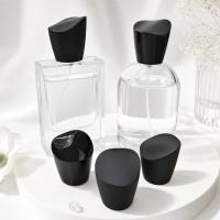 China Black Zamak Perfume Cap 15mm Diameter Customizable Design for Luxury Fragrance Packaging for sale