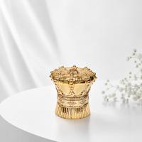 China Custom Zinc Alloy Crown Perfume Caps with Luxury Finishes Precision Fit Moisture Resistant for sale