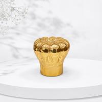 China Custom Zinc Alloy Crown Perfume Caps with Luxury Finishes Precision Fit Moisture Resistant for sale