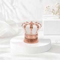 China Custom Zinc Alloy Crown Perfume Caps with Luxury Finishes Precision Fit Moisture Resistant for sale