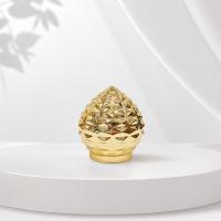 China Custom Zinc Alloy Crown Perfume Caps with Luxury Finishes Precision Fit Moisture Resistant for sale