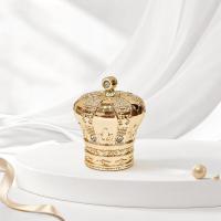 China Custom Zinc Alloy Crown Perfume Caps with Luxury Finishes Precision Fit Moisture Resistant for sale