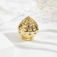 China Zamac Perfume Cap 24mm Die-Cast Plating Magnetic Closure Custom Logo Luxury Fragrance Bottle for sale