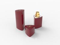 China Luxury Magnetic Zamak Perfume Cap Triangle 10ml Custom Color Perfume Bottle Set for sale