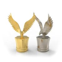 China Custom Eagle Shape Zamac Perfume Bottle Cap   Luxury Zinc Alloy Screw Perfume Lid, Personalized Metal Cosmetic Bottle Caps Factory Wholesale for sale