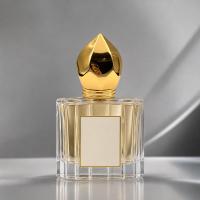 China Luxury Multi-faceted Water Drop Zinc Alloy Perfume Cap Mirror Gold Electroplated Zamac Fragrance Bottle Lid Custom Logo OEM ODM Source Factory Wholesale for sale