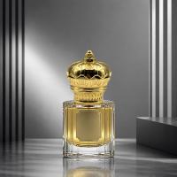 China Luxury Palace Dome Crown Zinc Alloy Perfume Cap Gold Electroplated Embossed Zamac Fragrance Bottle Lid Custom Logo OEM ODM Source Factory Wholesale for sale