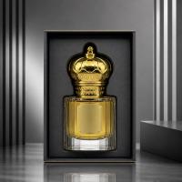 China Luxury Palace Dome Crown Zinc Alloy Perfume Cap Gold Electroplated Embossed Zamac Fragrance Bottle Lid Custom Logo OEM ODM Source Factory Wholesale for sale