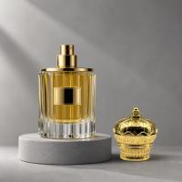 China Luxury Palace Dome Crown Zinc Alloy Perfume Cap Gold Electroplated Embossed Zamac Fragrance Bottle Lid Custom Logo OEM ODM Source Factory Wholesale for sale