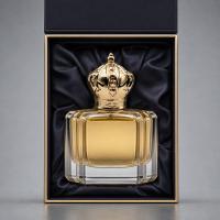 China Luxury Mirror Gloss Solid King Crown Zamac Perfume Cap Gold Plated Embossed Royal Pattern Fragrance Lid Zinc Alloy Metal Parfum Bottle Cover Custom Logo FEA15 For Dubai Oud Attar Perfume Bottle for sale