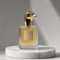 China Wholesale High Polished Gloss Gold Integrated Eagle Head Perfume Bottle Cap Plain Smooth Hawk Sculpture Zamac Closure OEM Custom Engrave Logo Middle East Luxury Fragrance Packaging for sale