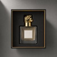 China Wholesale High Gloss Gold Realistic Lion Head Perfume Bottle Cap Heavy Weight 3D Animal Sculpture Zamac Closure OEM Custom Engrave Logo Middle East Luxury Fragrance Packaging for sale