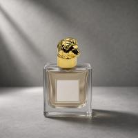 China Wholesale High Gloss Gold Realistic Lion Head Perfume Bottle Cap Heavy Weight 3D Animal Sculpture Zamac Closure OEM Custom Engrave Logo Middle East Luxury Fragrance Packaging for sale