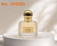 China Wholesale High Gloss Gold Vertical Line Pumpkin Ball Perfume Bottle Cap With Double Tier Base Ribbed Spherical Zamac Closure OEM Custom Engrave Logo Middle East Luxury Fragrance Packaging for sale