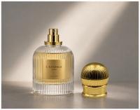 China Wholesale High Gloss Gold Vertical Line Pumpkin Ball Perfume Bottle Cap With Double Tier Base Ribbed Spherical Zamac Closure OEM Custom Engrave Logo Middle East Luxury Fragrance Packaging for sale