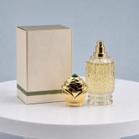 China Sculpted Flower Rose Zinc Alloy Perfume Cap Green Rhinestone Top Golden Parfum Bottle Top Custom Logo for sale