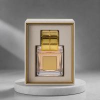 China Mirror Gold Rubik Cube Grid Square Zinc Alloy Perfume Cap Custom Embossed Block Metal Fragrance Lid For Luxury Designer Empty Glass Perfume Bottle for sale