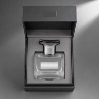 China Mirror Silver Curved Handle Zinc Alloy Perfume Cap Custom Unique Irregular Shape Metal Fragrance Lid Model JH5083 For Luxury Designer Perfume Glass Bottle for sale