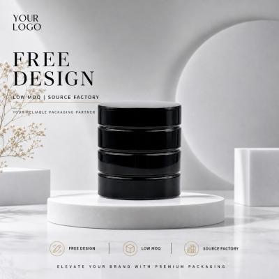 China Gloss Black Multi Groove Cylinder Zinc Alloy Perfume Cap Custom Ring Texture Metal Fragrance Lid Model JH5011 For Luxury Empty Glass Perfume Bottle for sale