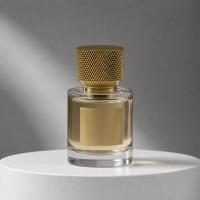 China Luxury Gold Diamond Knurled Zinc Alloy Cylinder Perfume Cap Custom Logo Metal Fragrance Lid For Empty Designer Glass Perfume Cosmetic Packaging for sale