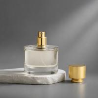China Luxury Mirror Gold Two-Tier Cylinder Zinc Alloy Perfume Cap Custom Logo Polished Metal Fragrance Bottle Lid For Empty Designer Perfume Glass Cosmetic Packaging for sale