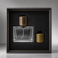 China Vintage Vertical Striped Zinc Alloy Cylinder Perfume Cap Antique Gold Bronze Metal Fragrance Bottle Lid For Luxury Perfume Glass Bottle for sale