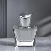 China Mirror Silver Slanted Top Irregular Cone Zinc Alloy Perfume Cap Custom Unique Curved Metal Fragrance Lid For Luxury Perfume Glass Bottle for sale