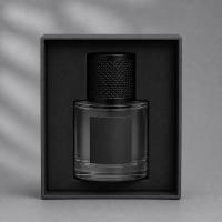 China Luxury Diamond Embossed Black Zinc Alloy Perfume Cap Custom Cylinder Metal Fragrance Bottle Lid For Cosmetic Glass Bottle for sale