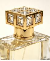 China Luxury Gold Plated Diamond Inlaid Customizable Design Perfume Bottle Cap for Elegant Fragrance Packaging for sale