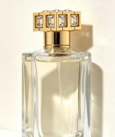 China Luxury Gold Plated Diamond Inlaid Customizable Design Perfume Bottle Cap for Elegant Fragrance Packaging for sale