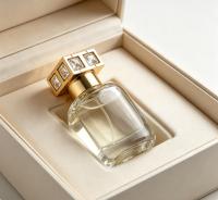 China Luxury Gold Plated Diamond Inlaid Customizable Design Perfume Bottle Cap for Elegant Fragrance Packaging for sale
