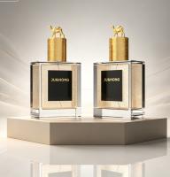 China Luxury 3D Camel Zamac Perfume Cap Gold Plated Decorative Bottle Lid for sale