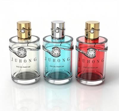 China Magnetic Twisted Line Zamac Perfume Cap with Inlaid Rhinestones | Customizable Bottle Lid for Luxury Fragrance Packaging for sale