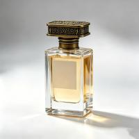 China Premium Custom Logo Luxury Gold Square Perfume Cap Zamac Fragrance Cap for Perfume Bottles for sale