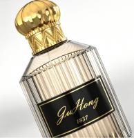 China Luxury Gold Crown Zinc Alloy Perfume Bottle Cap with Customizable Design and CNC Laser Engrave for sale