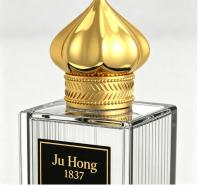 China Luxury Gold Crown Zinc Alloy Perfume Bottle Cap for Premium Fragrance Packaging for sale
