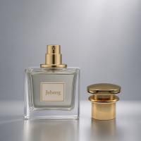 China Source Factory Custom Three Tier Stacked Round Disc Mirror Gold Zinc Alloy Perfume Cap OEM ODM Custom Engraved Logo Zamac Metal Perfume Lid For Luxury Square & Round Glass Perfume Bottles Magnetic for sale