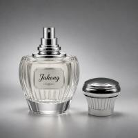 China Hot Selling Vertical Ribbed Fluted Dome Shiny Silver Zamac Perfume Cap Heavy Weight Zinc Alloy Perfume Bottle Cover Custom Mold For Premium Cosmetic Perfume Packaging Magnetic for sale