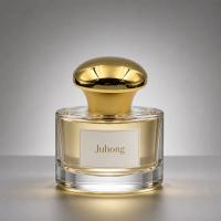 China Premium Smooth Mushroom Dome Mirror Gold Zinc Alloy Perfume Cap Solid Heavy Zamac Metal Lid For Minimalist Designer Perfume Packaging Magnetic for sale