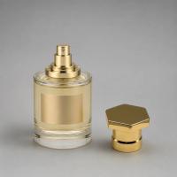 China Hot Selling Hexagon Shape Mirror Gold Zamac Perfume Cap Heavy Weight Zinc Alloy Perfume Bottle Cover Custom Mold For Cosmetic Perfume Packaging for sale