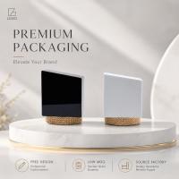 China Modern Geometric Tilt Square Zamac Perfume Cap Solid Gloss Color Woven Gold Base Heavy Metal Perfume Cap For Gift Perfume Set Magnetic Cap for sale
